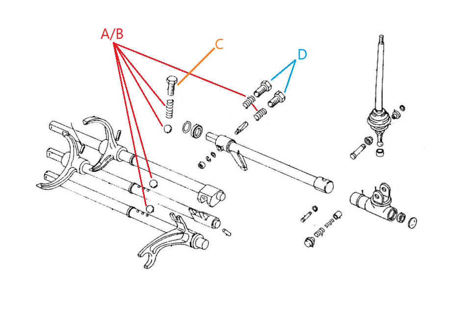 Transmission Shifter Detent Ball Spring Bolt OEM 240Z 260Z 280Z | Z Car ...