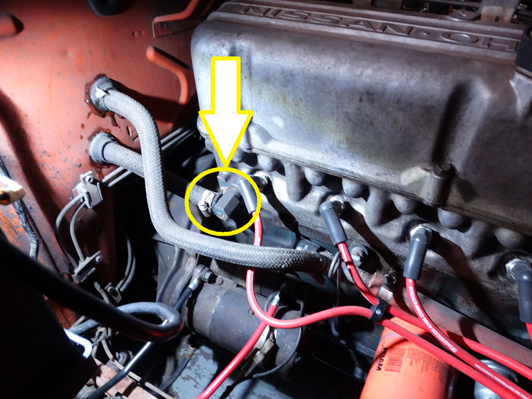 Heater Hose Coolant Elbow Connector Fitting OEM 240Z 260Z 280Z 70-78 ...