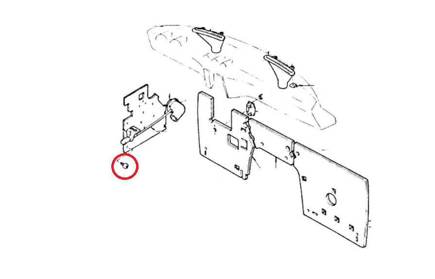 Interior Kick Panel Board Fastener Clip 240Z 260Z 280Z | Z Car Depot Inc