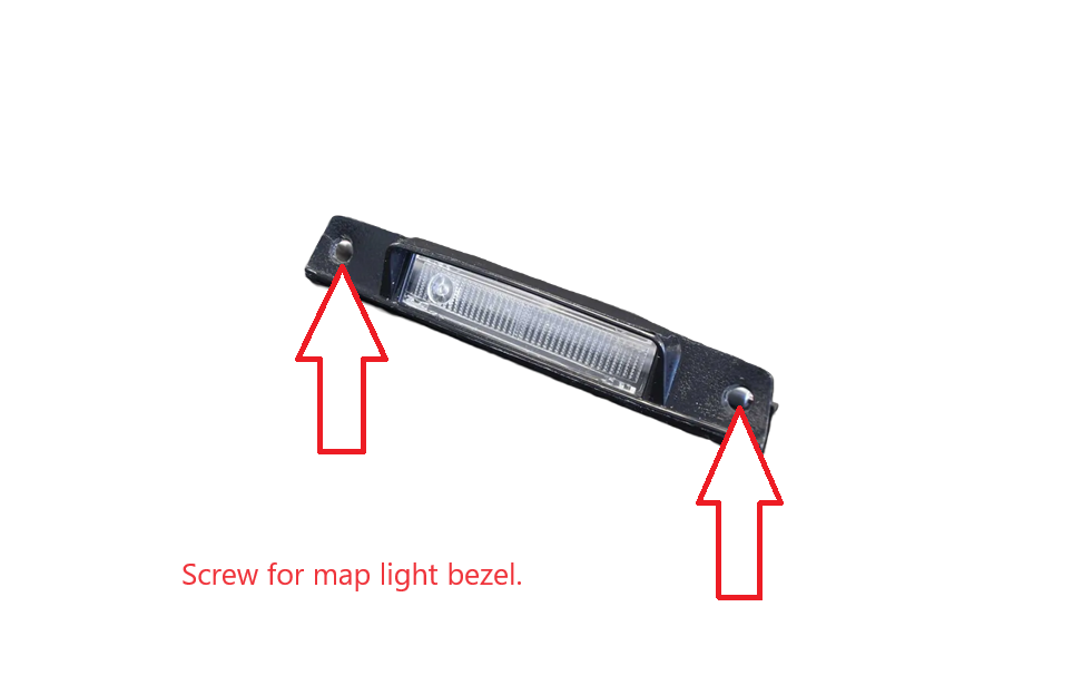 Map Light Bezel Screw Stainless 240Z | Z Car Depot Inc