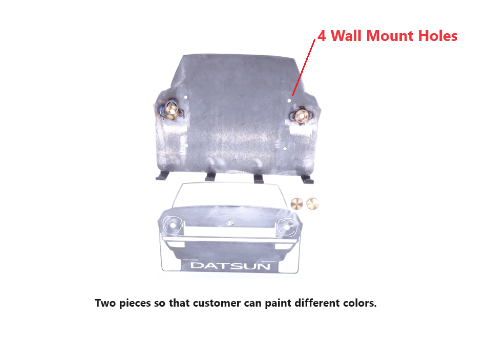 Datsun Wall Art Mount Key Holder Coat Hanger 240Z 260Z 280Z | Z Car ...