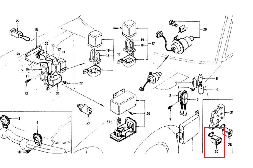 Main Relay EFI Ignition OEM 280Z | Z Car Depot Inc