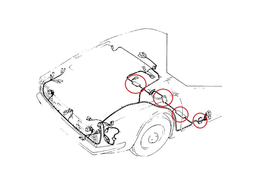 Wiring Harness Protector Tape OEM 240Z 260Z 280Z 280ZX 510 | Z Car ...