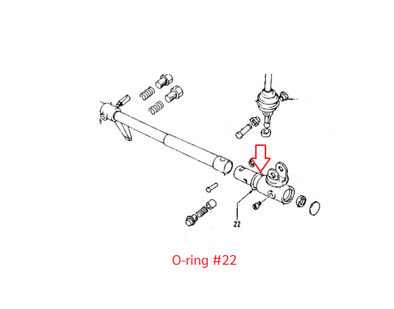 Transmission Shifter Slider O Ring OEM 240Z 260Z 280Z 280ZX | Z Car ...