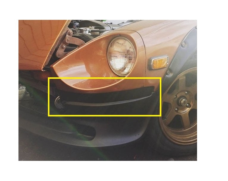 Front Bumper Delete Plate Set 240Z 260Z 280Z | Z Car Depot Inc