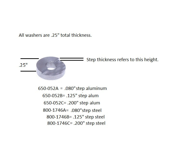 Exhaust Manifold Yoke Washer Stepped for Header 240Z 260Z 280Z 280ZX ...