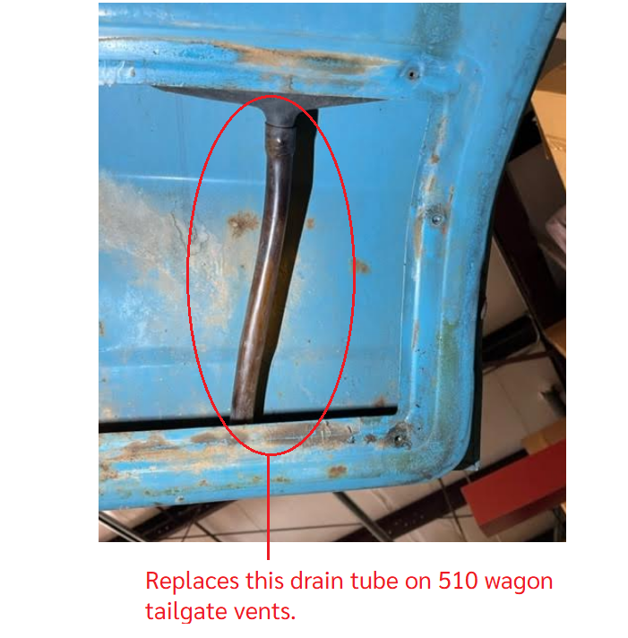 Drain Tube for Hatch Vents and Fuel Neck Vent 510 Wagon | Z Car Depot Inc