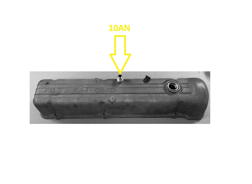 Valve Cover Elbow Fitting 10AN 240z 260Z 280Z 510 | Z Car Depot Inc