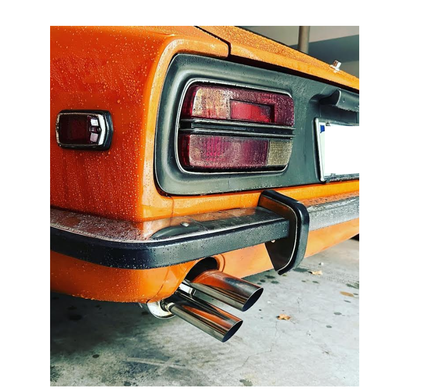 Zstory JDM Twin Pipe Rear Muffler Stainless 240Z 260Z 280Z | Z Car ...