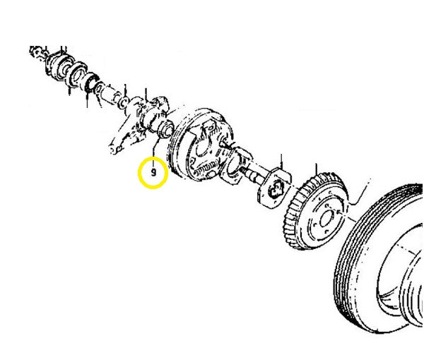 Wheel Bearing Rear Axle Outer 240Z 260Z 280Z | Z Car Depot Inc